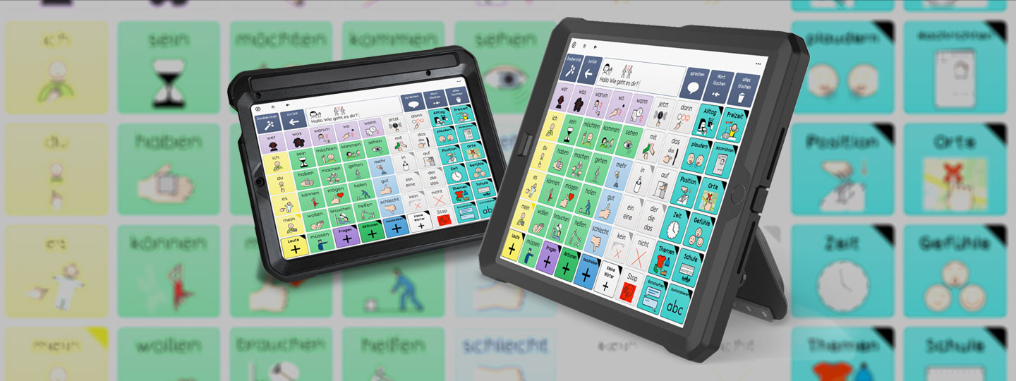 iPad basierte Kommunikationslhilfe Software Grid for iPad