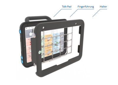 Fingerführung TD Snap, 4x4 NF und Toolbar für Talk Pad 10,2", ohne Halter